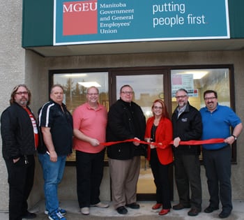 MGEU opens new regional office in Steinbach | MGEU - Manitoba ...